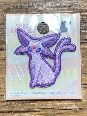 Pocket Monsters Official Seal/ Iron On Patch Espeon Pokemon JAPAN LIMITED | eBay