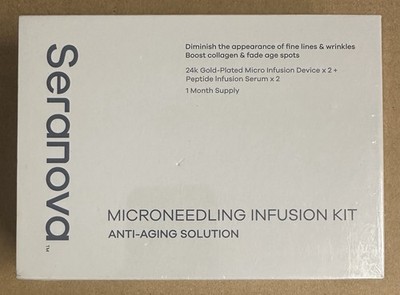 Seranova - Micro Needle for Skin – W/ Collagen & Hyaluronic - 1 Month ...