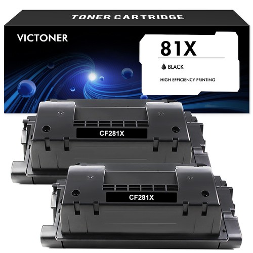 2PK CF281X Black Toner cartridge For HP 81X LaserJet Enterprise M605n ...
