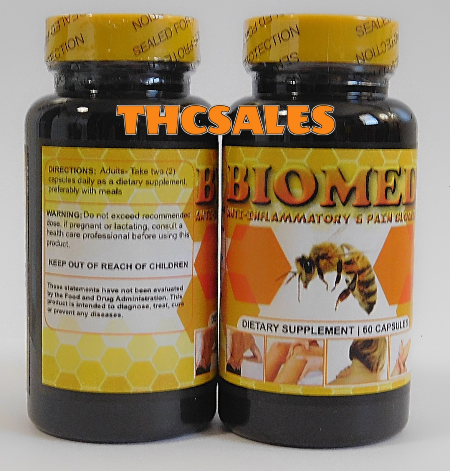 2 Biomed Pain Blocking Circulation Arthritis Anti-inflammatory Bee ...