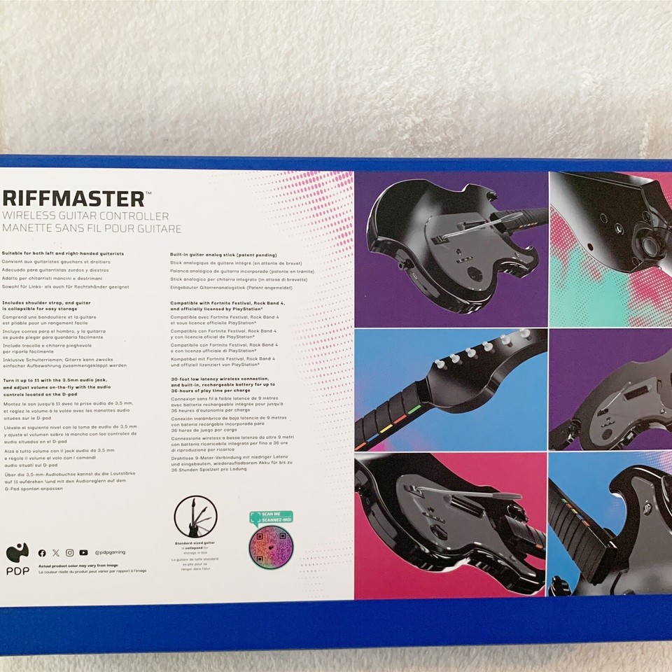 Brand New PDP RIFFMASTER Wireless Guitar Controller PlayStation 5 and 4 ...