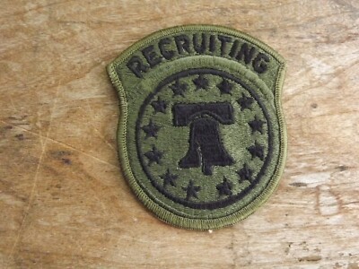 Army Recruiting Command Patch, Subdued - INV# A6152 | eBay
