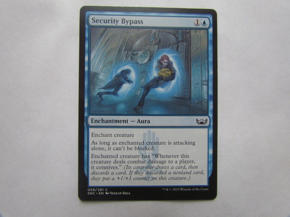 Security Bypass 4x x4, Streets of New Capenna Blue MTG Common | eBay