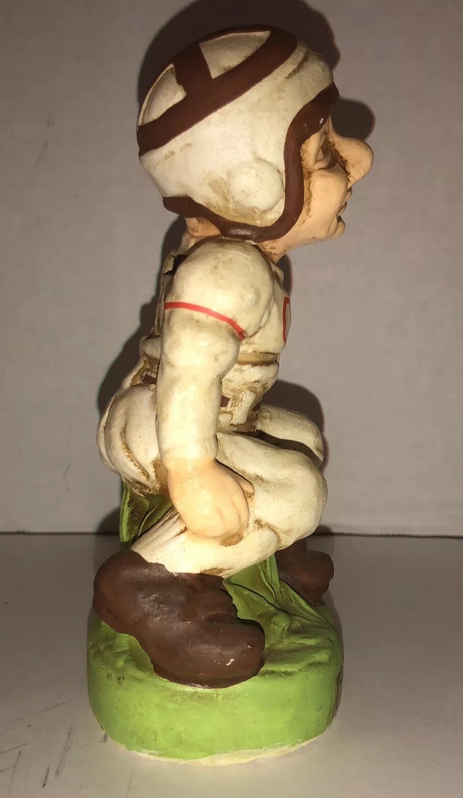 Vintage WORLDS GREATEST FOOTBALL PLAYER 7" Chalkware Bank Stopper 30s ...