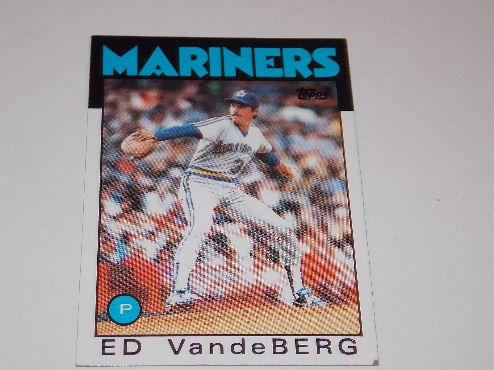 BASEBALL CARD 1986 TOPPS ED VANDEBERG #357 | eBay