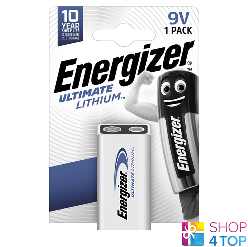 ENERGIZER 9V ULTIMATE LITHIUM BATTERIES L522 9B E BLOCK EXP 2033 NEW ...