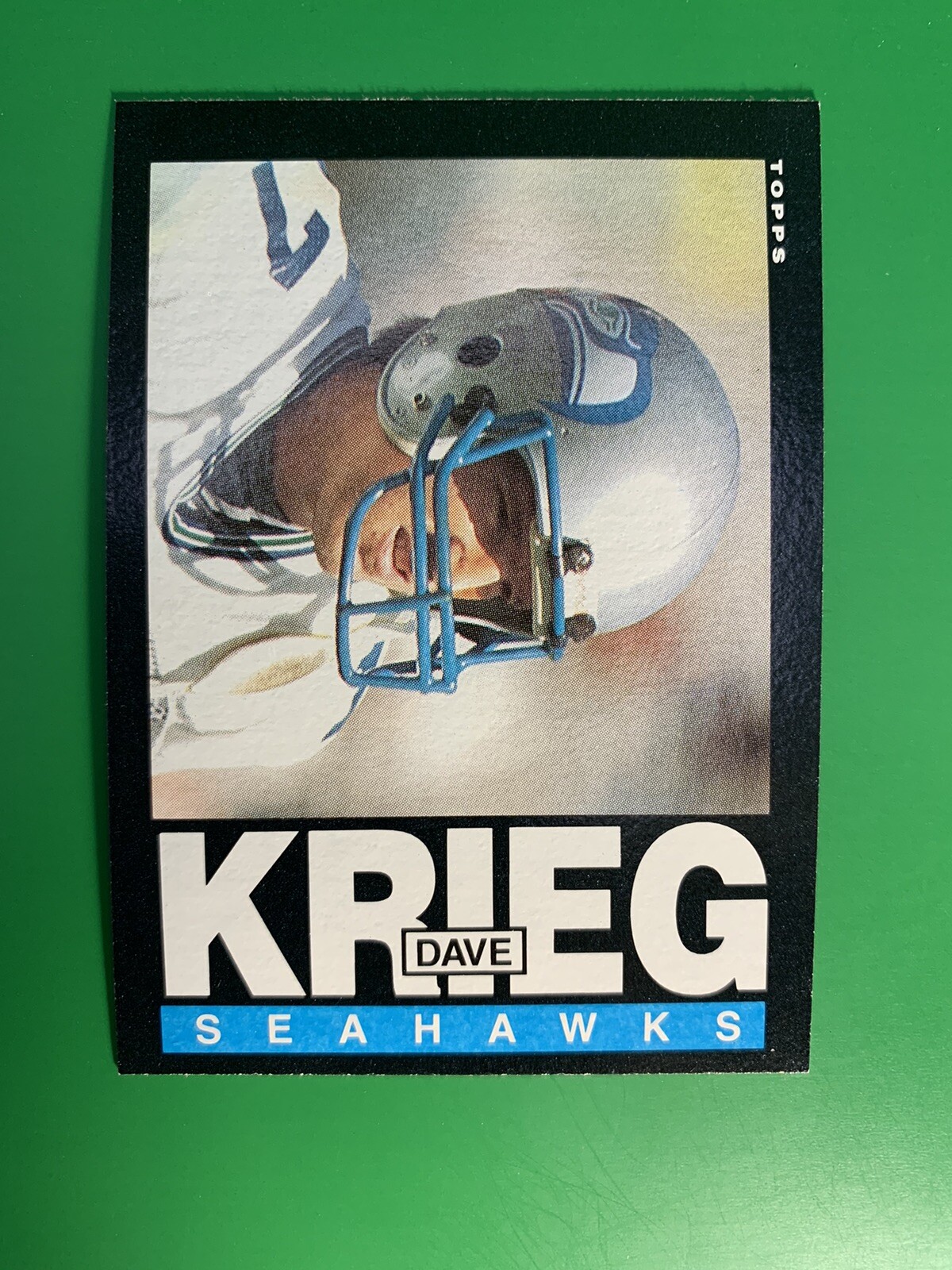 1985 Topps Dave Krieg #388 Seattle Seahawks | eBay