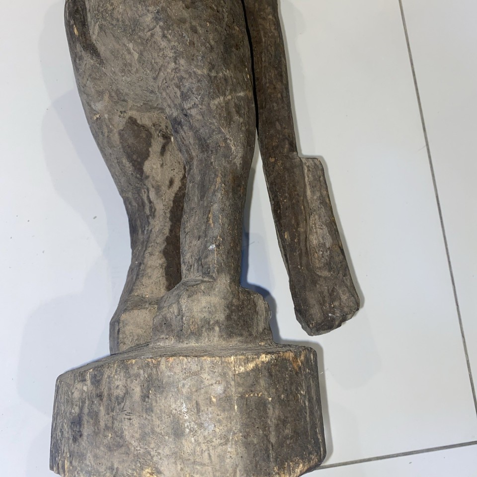 Dogon Female Figure Statue Large Wooden Music Instrument Mali Very Rare ...