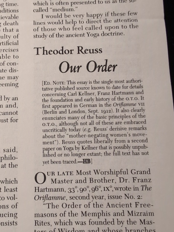 Scarce! Aleister Crowley related The Magical Link OTO Thelema Magick ...