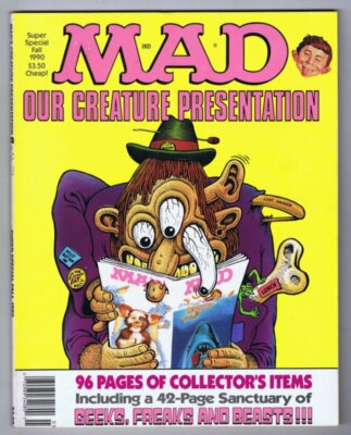 ORIGINAL Vintage 1990 Mad Magazine Super Special Creature Presentation ...