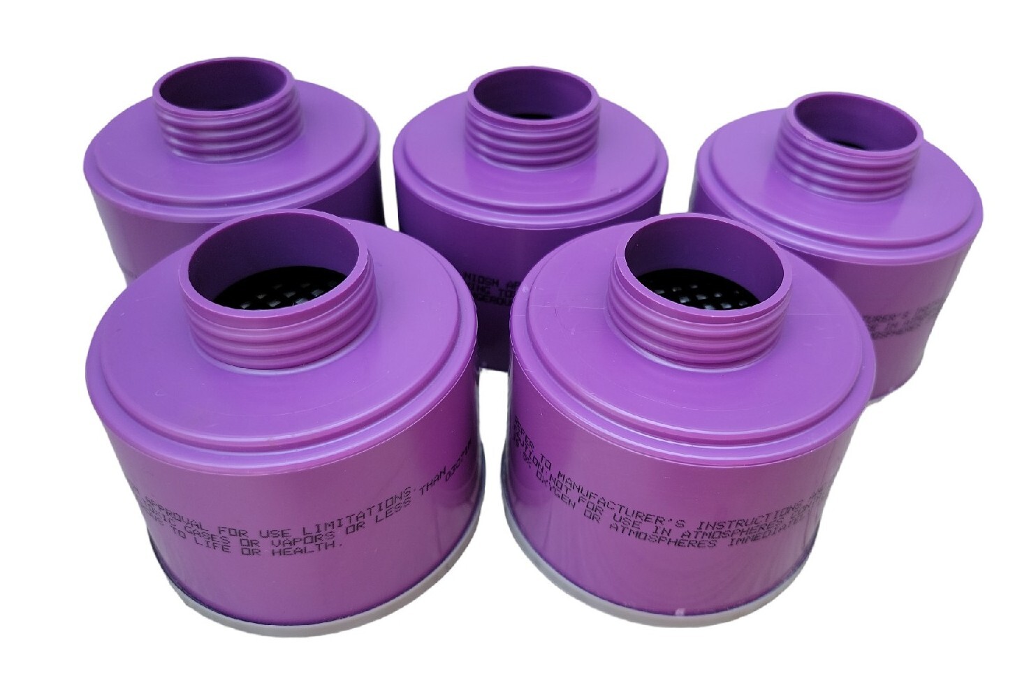Survivair Purple PPE Respirator Filters 03071M HE no. 108000 NIOSH for ...