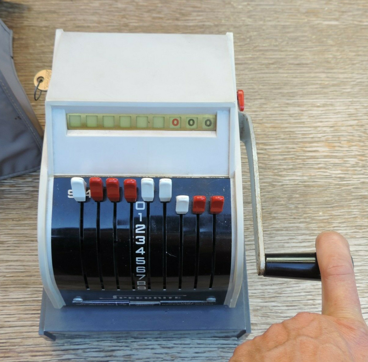 Vintage Machine Print Check Speedrite Hall Welter Complete Key Cover | eBay