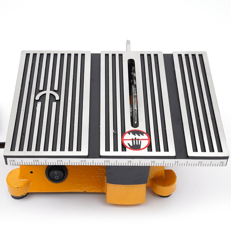 Portable Mini Table Saw Cutter Bench Cutting Machine Plastic Wood Metal ...