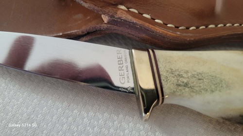 Vintage Gerber Fixed Blade Hunting Knife | eBay