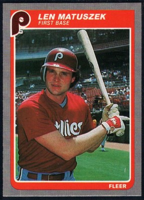 1985 Fleer #260 Len Matuszek NM-MT Phillies ID:209170 | eBay