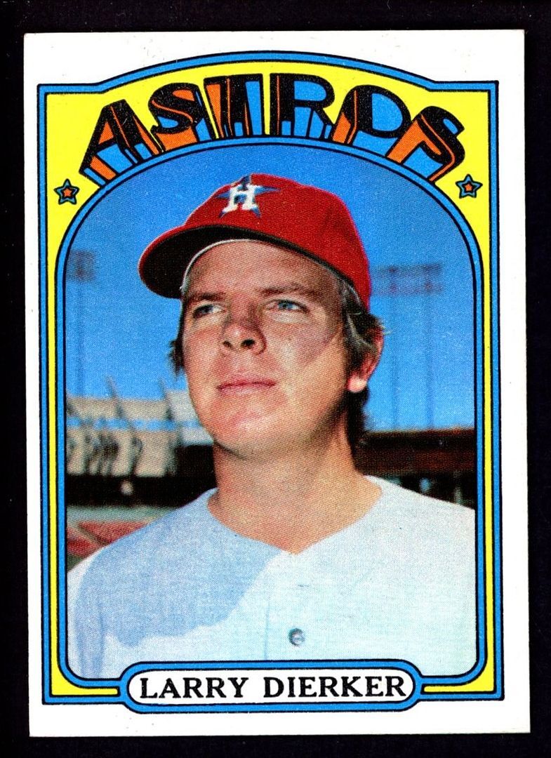 1972 Topps #155 Larry Dierker - Houston Astros - NM - ID099 | eBay