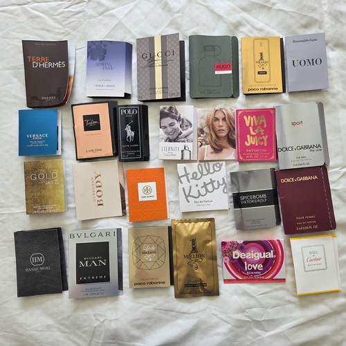 10 WOMEN'S & MEN'S DESIGNER PERFUME HIGH END FRAGRANCE SAMPLE LOT VIALS ...