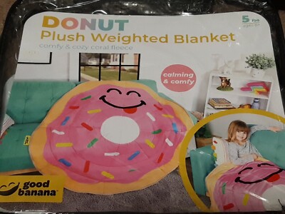 donut weighted blanket 5 lbs by good banana | eBay
