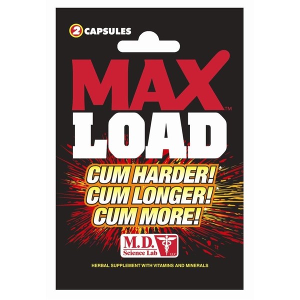Max Load 3 X 2 Pack Male Enhancer Intense Pleasure HUGE Volume Sexual Supplement for sale online ...