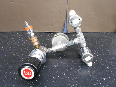 AGA SGL500-125-4F-4F COMPRESSED GAS REGULATOR W/ MIXING VALVE (1) | eBay