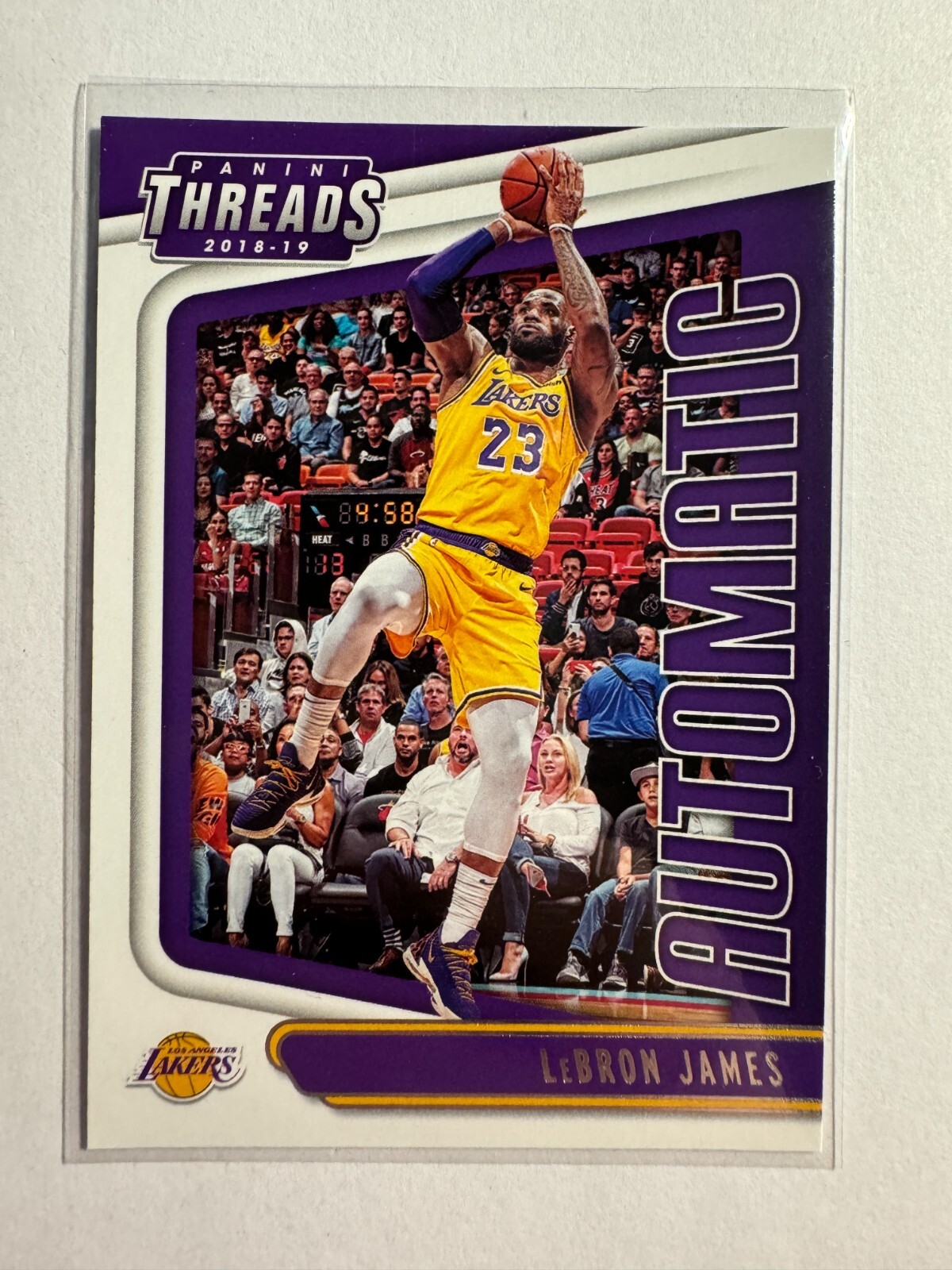 K174,155 - 2018-19 Panini Threads Automatic #7 LeBron James | eBay
