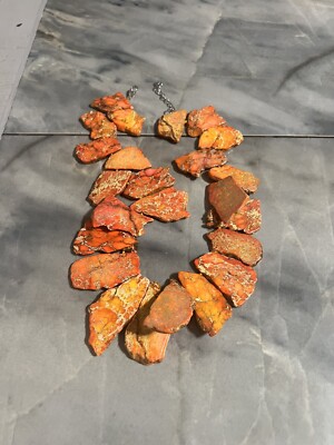 orange jasper necklace | eBay