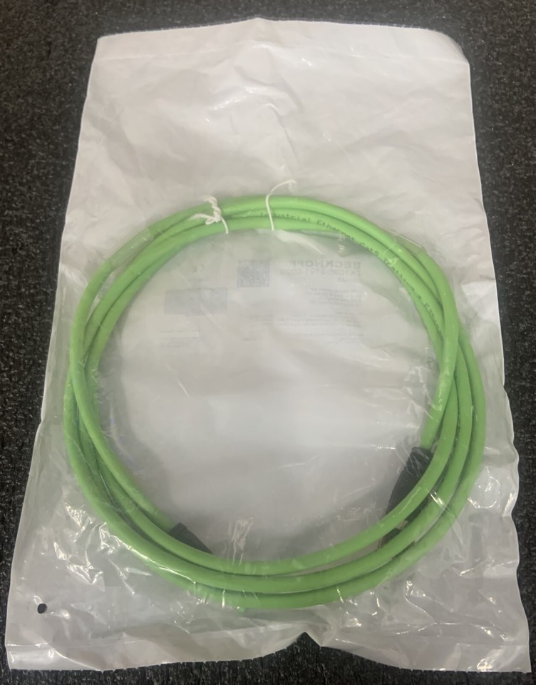 Beckhoff EtherCAT cable IP67/IP20, highflex shielded M8, ZK1090-3191 ...