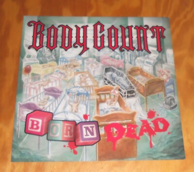 Body Count Born Dead Poster 2-Sided Flat 1994 Promo 12x12 Heavy Metal ...