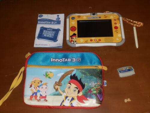 Jake And the Never Land Pirates Vtech Innotab 3S Tablet W/ Manual Case ...