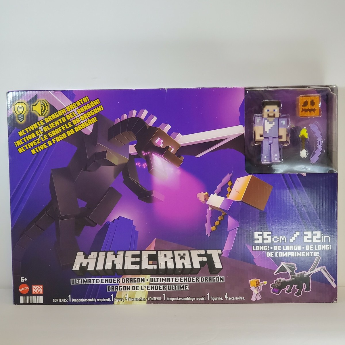 Minecraft Foto's Van Ender Dragon En Steve