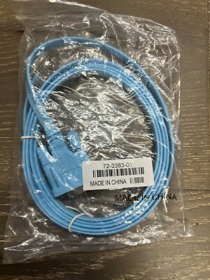 Cisco Console Cable, Blue 72-3383-01 DB9 to RJ45 6' | eBay
