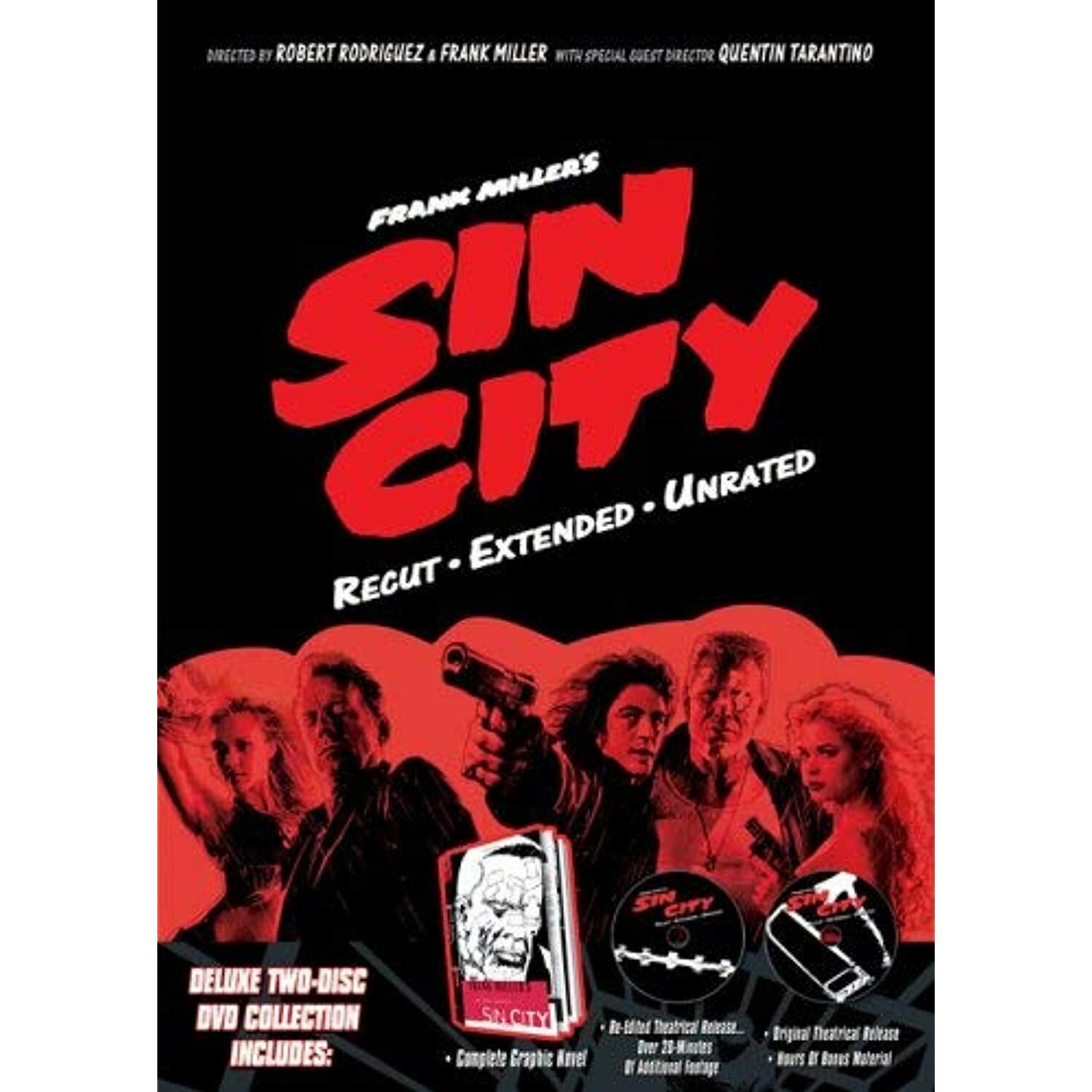 Sin City - Unrated (DVD, 2005, Special Edition - Recut And Extended ...
