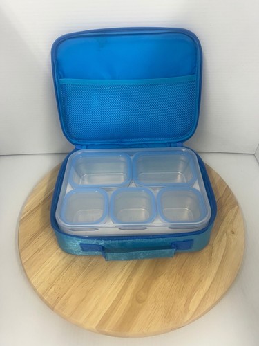 Lunch Box With Containers (Blue) | eBay