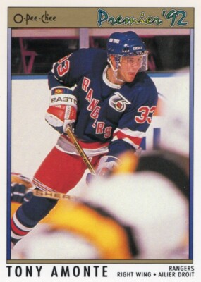 1991-92 O-Pee-Chee Premier Tony Amonte Rookie KSA 10 , #11 | eBay