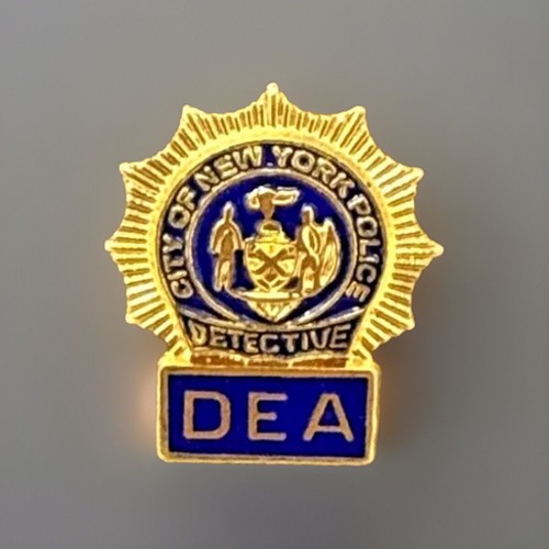 Vintage - NYPD New York City Detective DEA PC Pin for Hat Lapel Vest | eBay