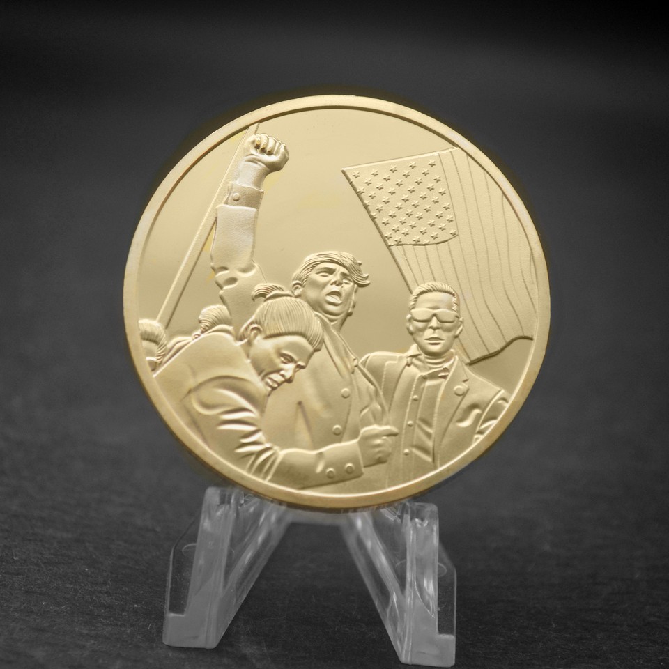 10pcs Donald Trump Coin 2024 Shooting Collection Trump Assassinated ...