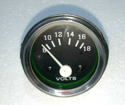 Volt Gauge , Volt Meter , 12 V volt gauge , 8 - 18 volt gauge black ...