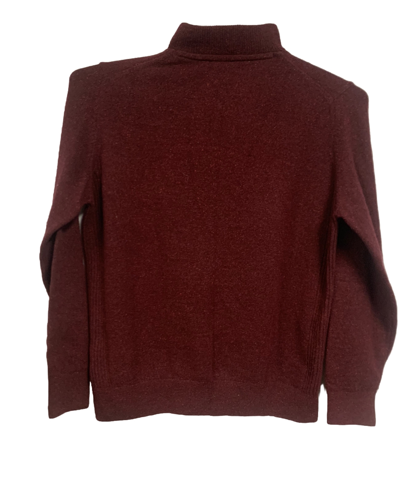 Barbour For Land Rover 1/4 Zip Wool Blend Red Pullover Sweater Size XL ...