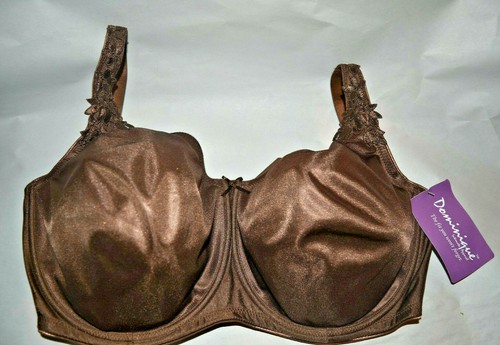 Dominique 7000 Seamless Underwire Minimizer Bra Chocolate Medium Beige