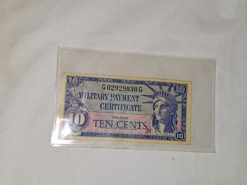 1961-64 US Military Payment Certificate 50¢ Note Statue of Liberty ...