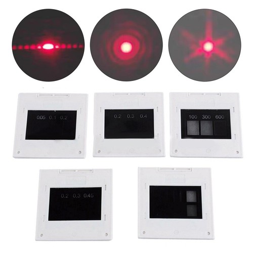 50x50mm Plastic Interference Diffraction Grating Set with Multiple ...