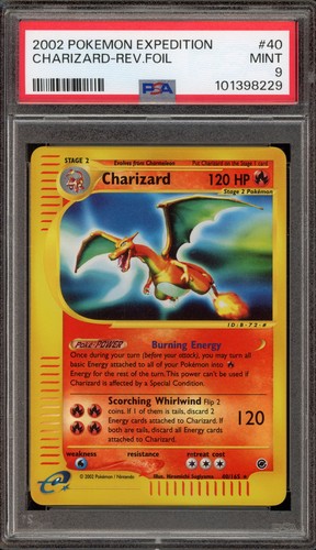Pokemon Charizard Expedition NON Holo Rare #40 PSA 9 Mint | eBay