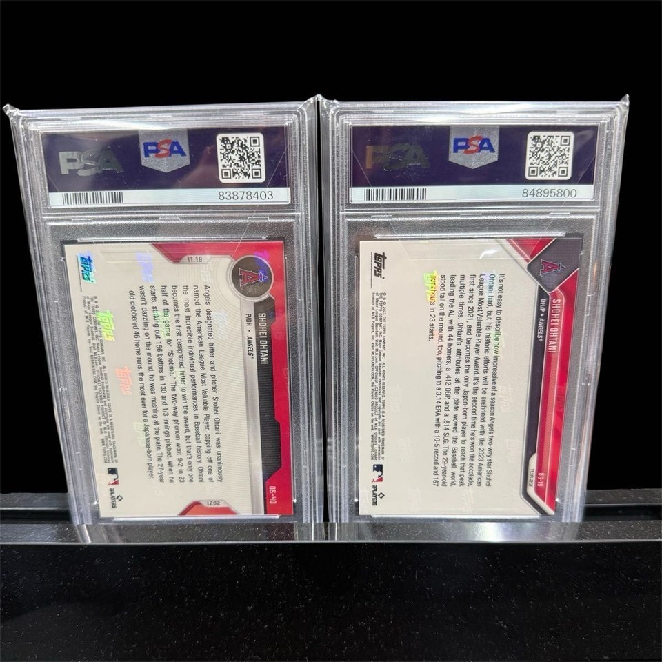 Topps Now Shohei Ohtani MVP PSA10 2-Pack | eBay UK