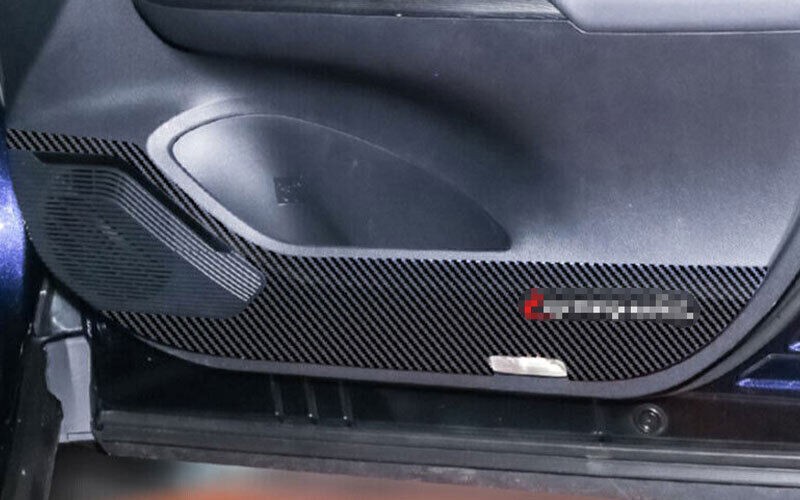 For Toyota Venza 2021~2024 Carbon Fiber Sticker Inner Door Anti~Kick ...