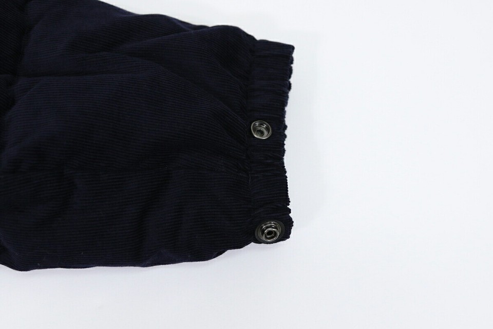 Polo Ralph Lauren 2-Way Hooded Corduroy Down Puffer Jacket Vest w/zip ...