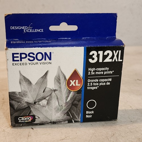 Epson T312XL120 312XL Black Hi Yield INk Cartridge Genuine New OeM ...