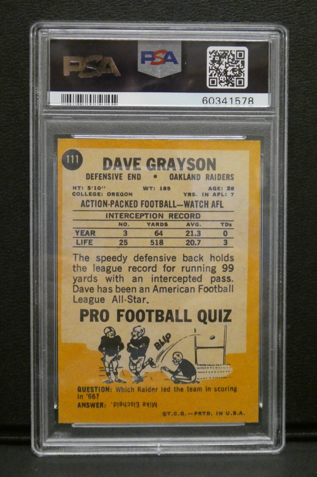 1967 Topps - Dave Grayson #111 for sale online | eBay