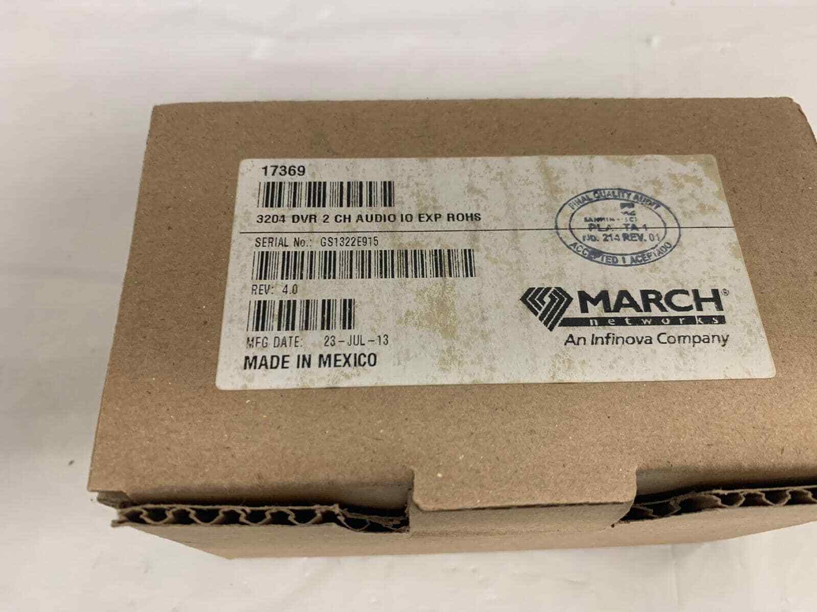 March Networks 3204 Networked 4 Cam DVR NEW | eBay