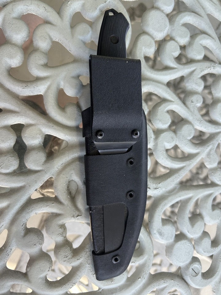 Benchmade Nimravus Cub W/ Black Micarta Handle Scales & ATS-34 Fixed ...