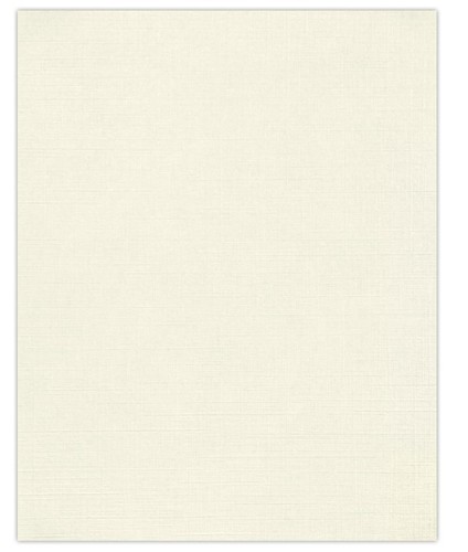 LUX Parchment 65 lb. Cardstock Paper, 8.5" x 11", Cream Parchment, 50 ...